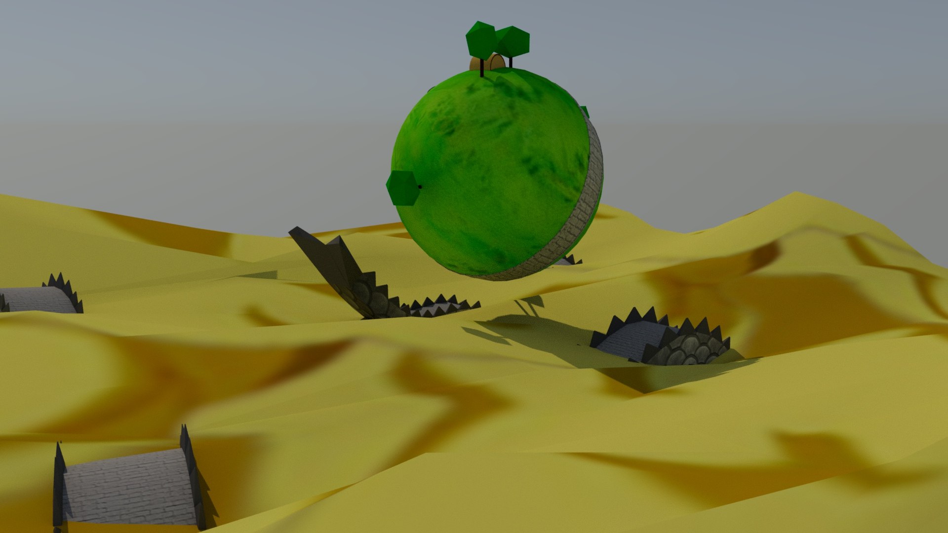 Planet Mr Kaio 3D Model - TurboSquid 1991408