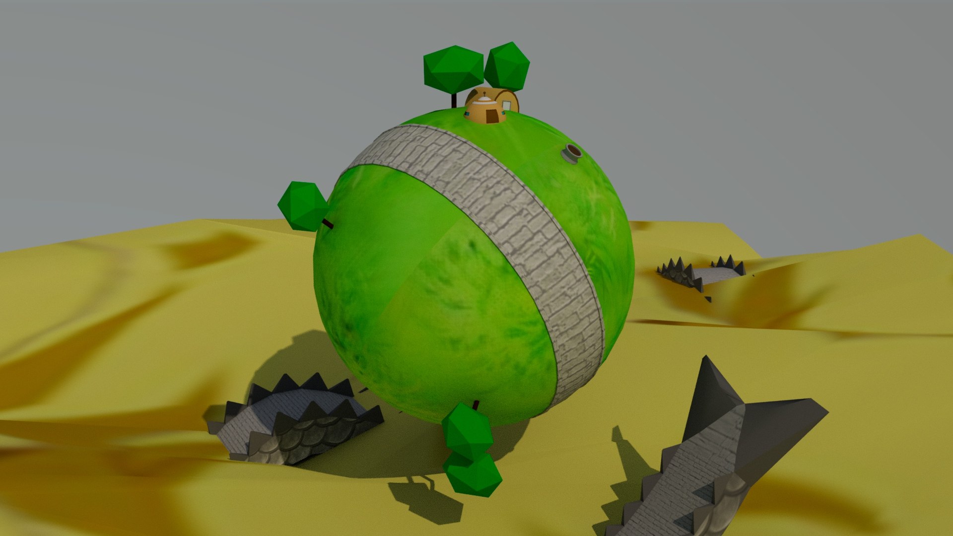 Planet Mr Kaio Modelo 3D - TurboSquid 1991408