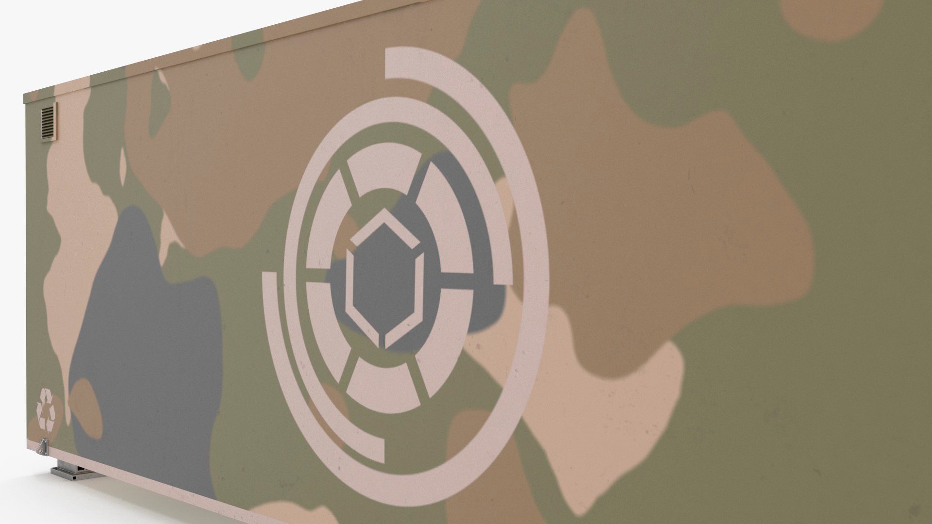 3D Military Containerized Data Center Simple Interior - TurboSquid 2155776