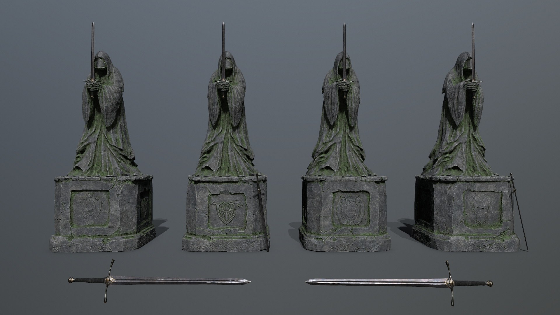 Ruin Set 3D - TurboSquid 2394900