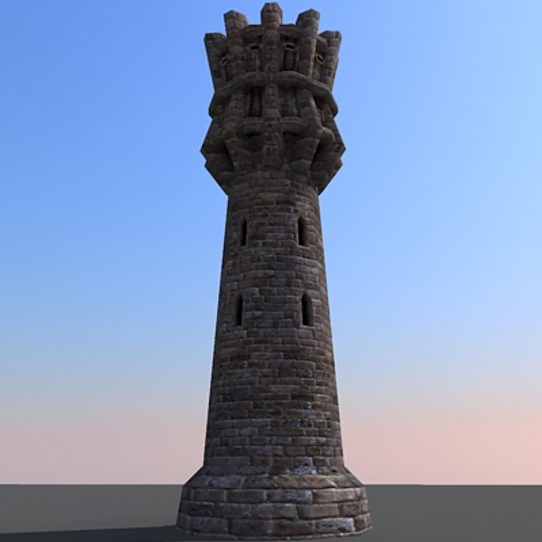 Medieval Tower 3ds