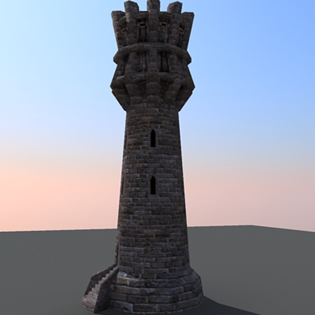 Medieval Tower 3ds