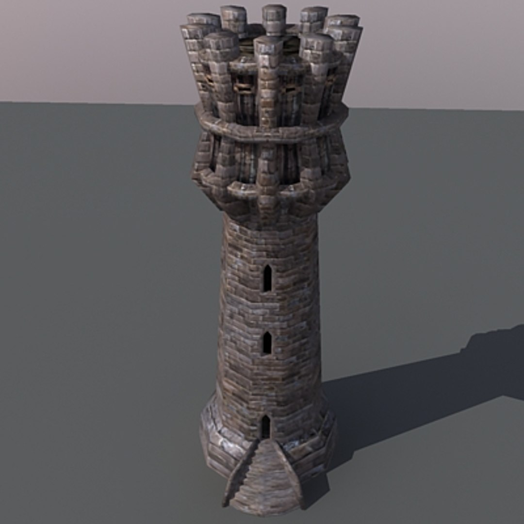 Medieval Tower 3ds