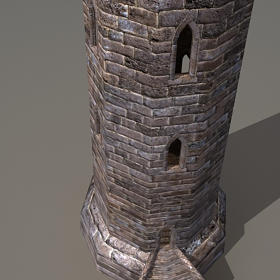 Medieval Tower 3ds