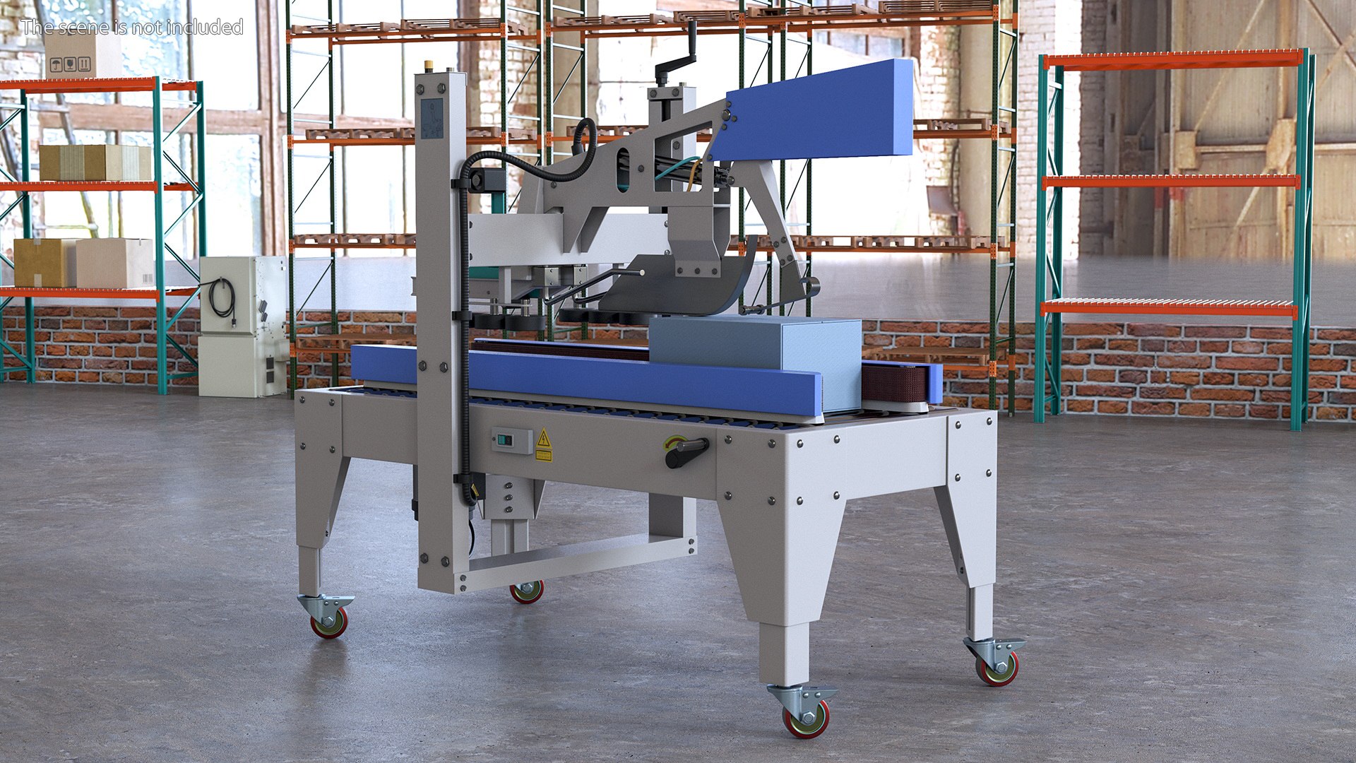 Carton Box Packing Machine Blue Rigged For Cinema 4D Model - TurboSquid ...