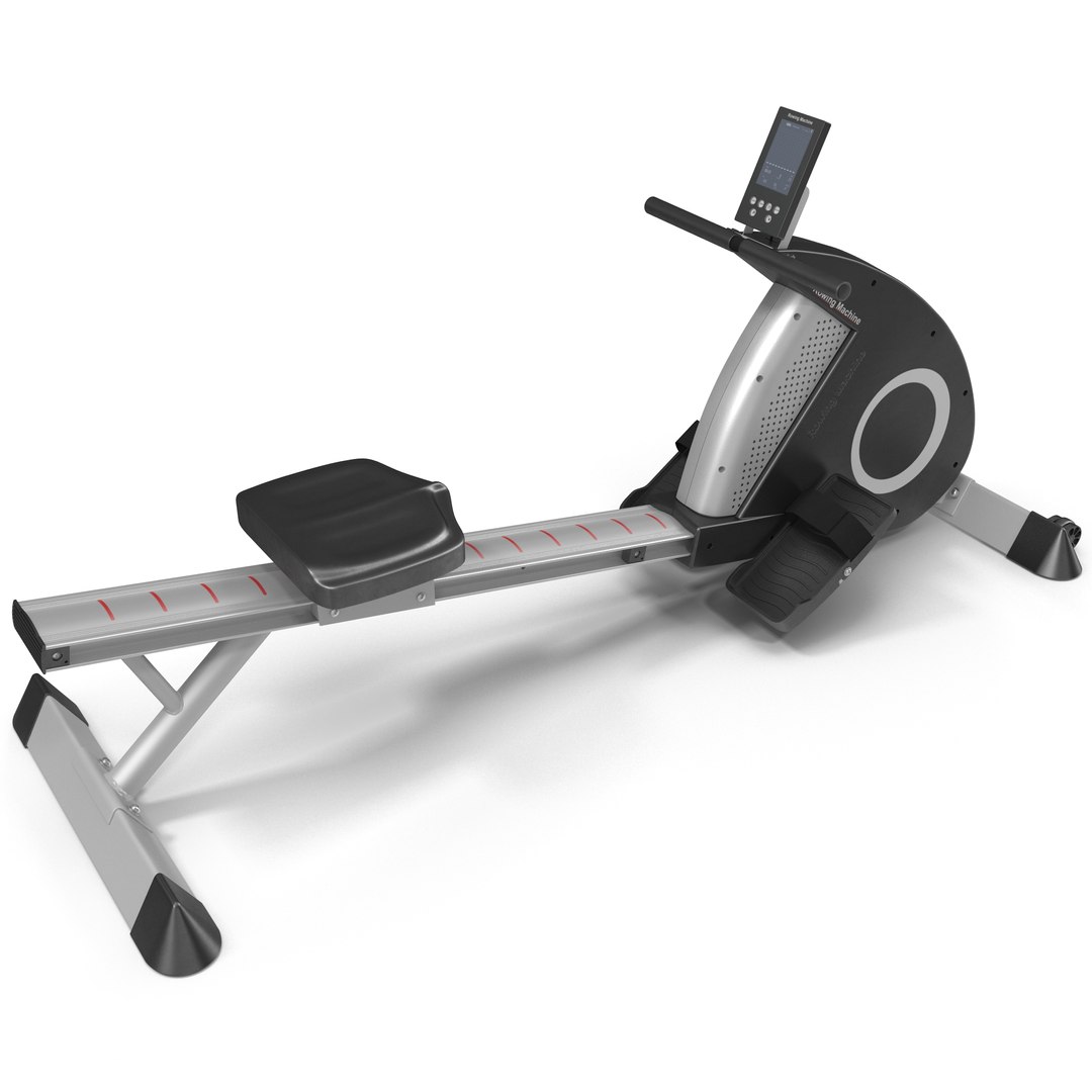 3d rowing machine generic model