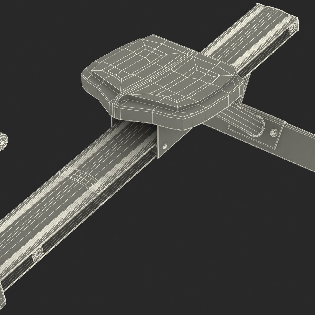 3d rowing machine generic model