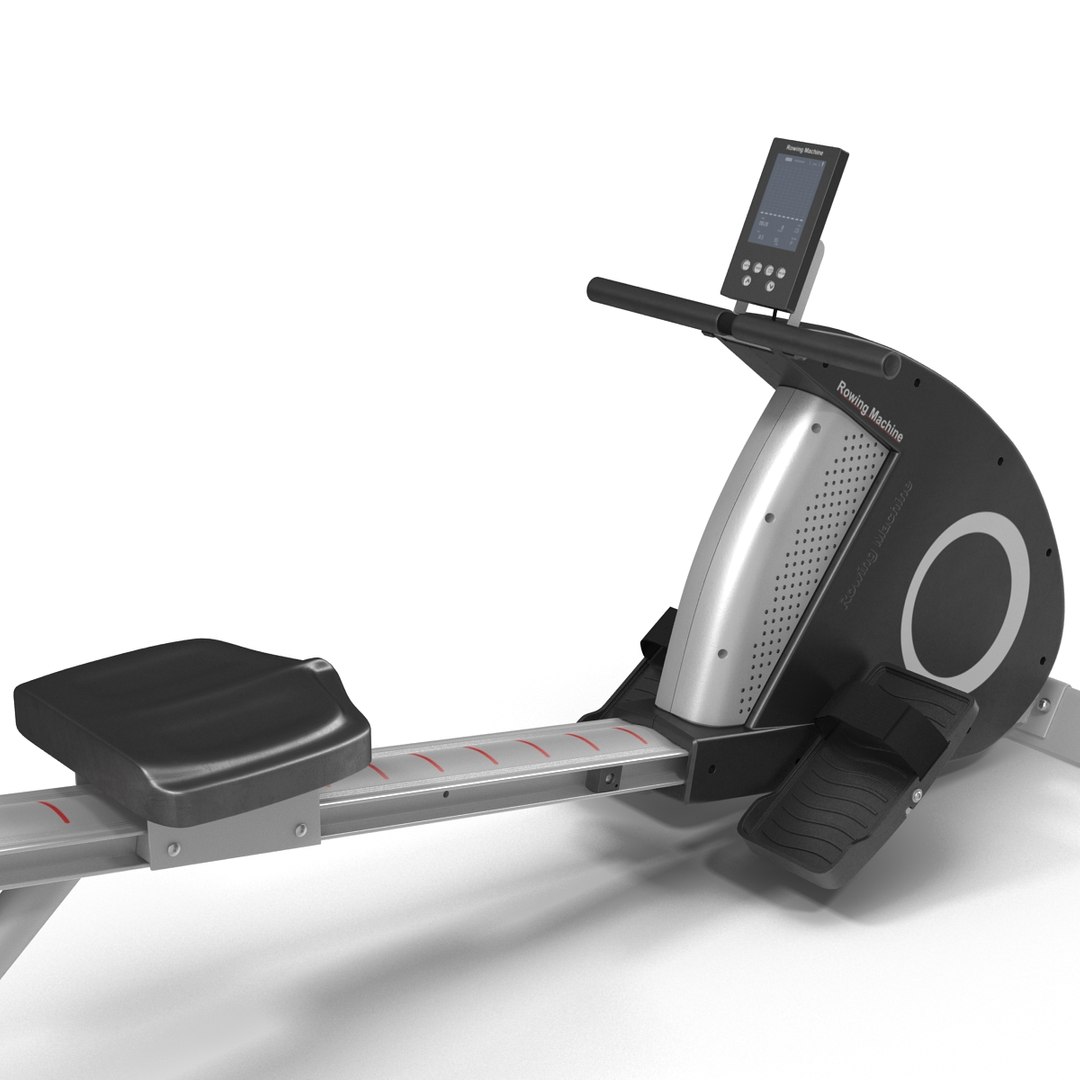 3d rowing machine generic model