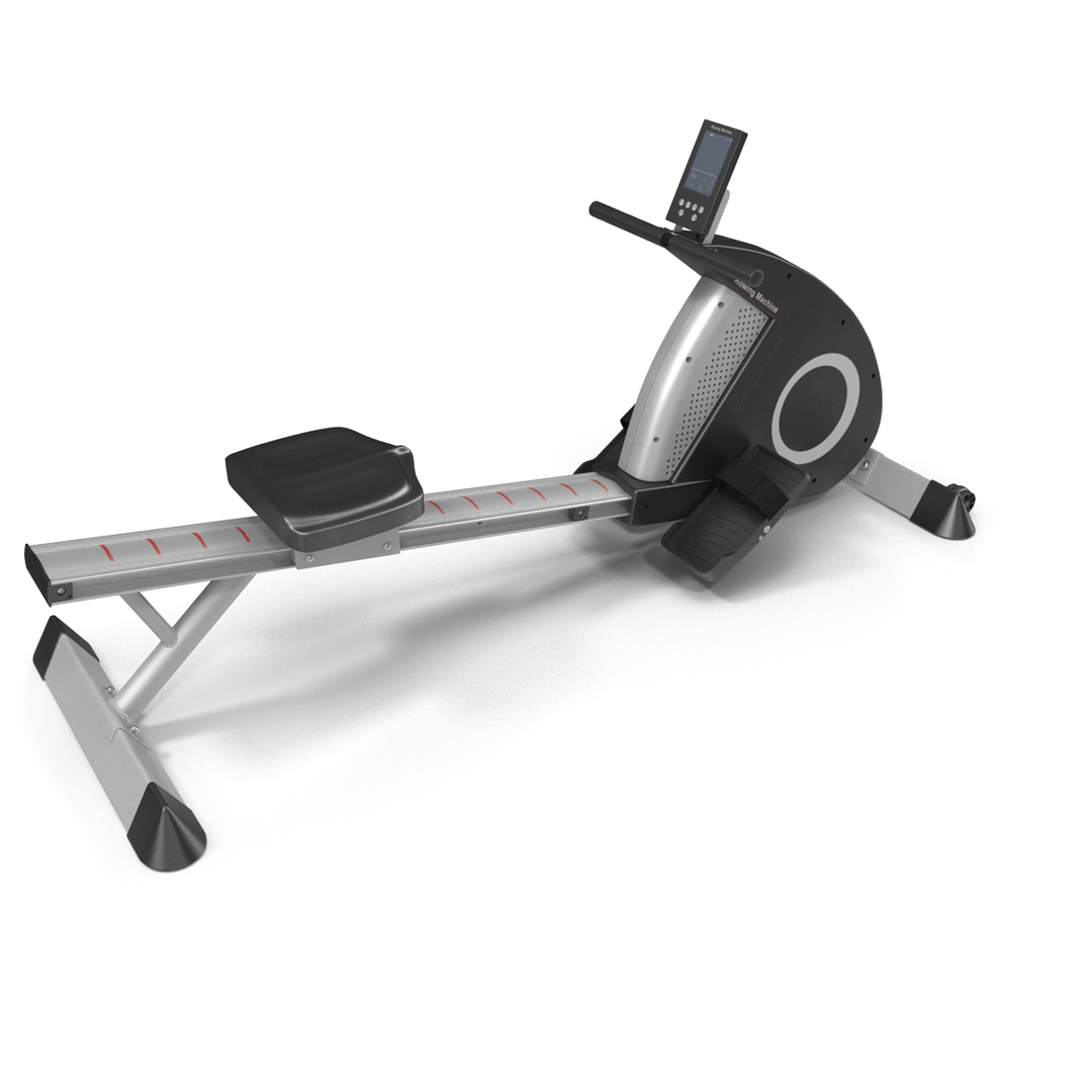 3d rowing machine generic model