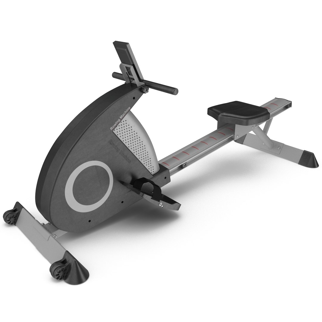3d rowing machine generic model