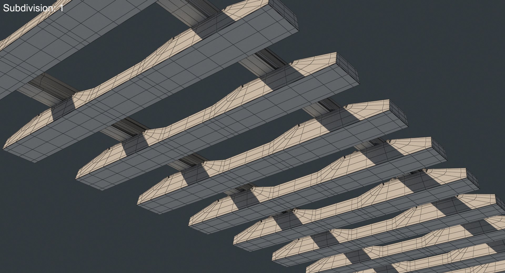 Railway Rails 3d Model