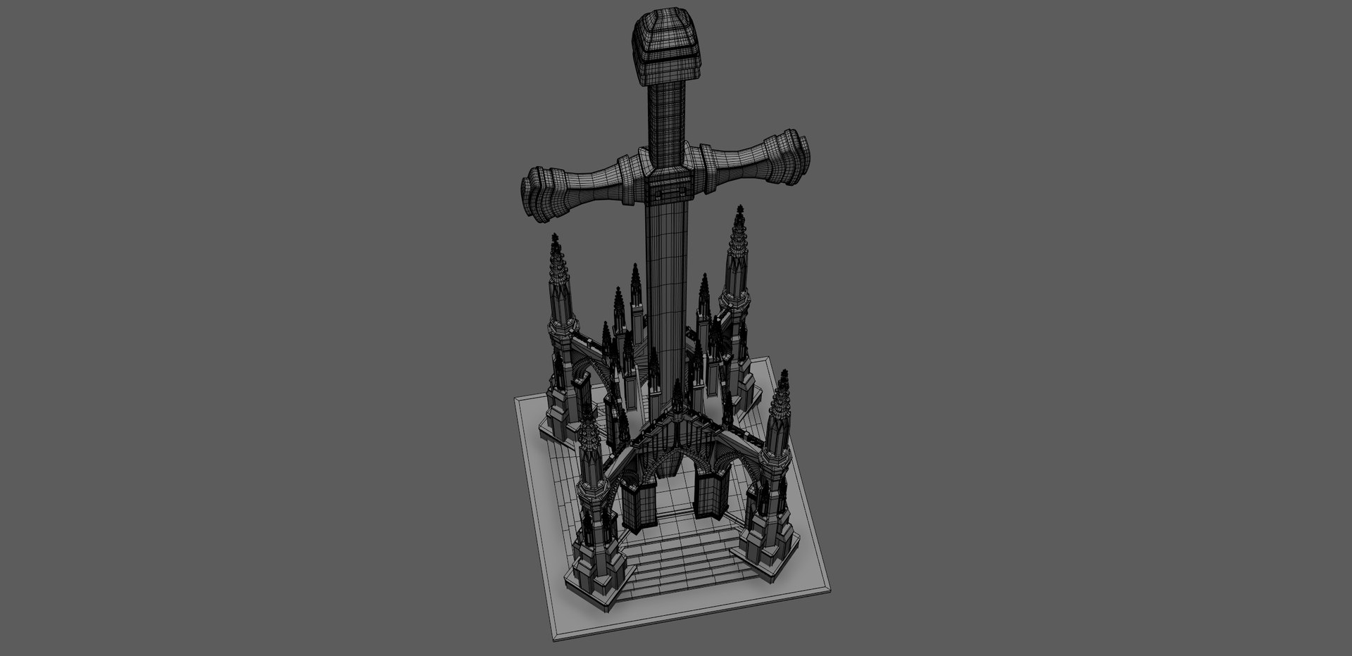 3D Sword Ancient Temple - TurboSquid 2214864