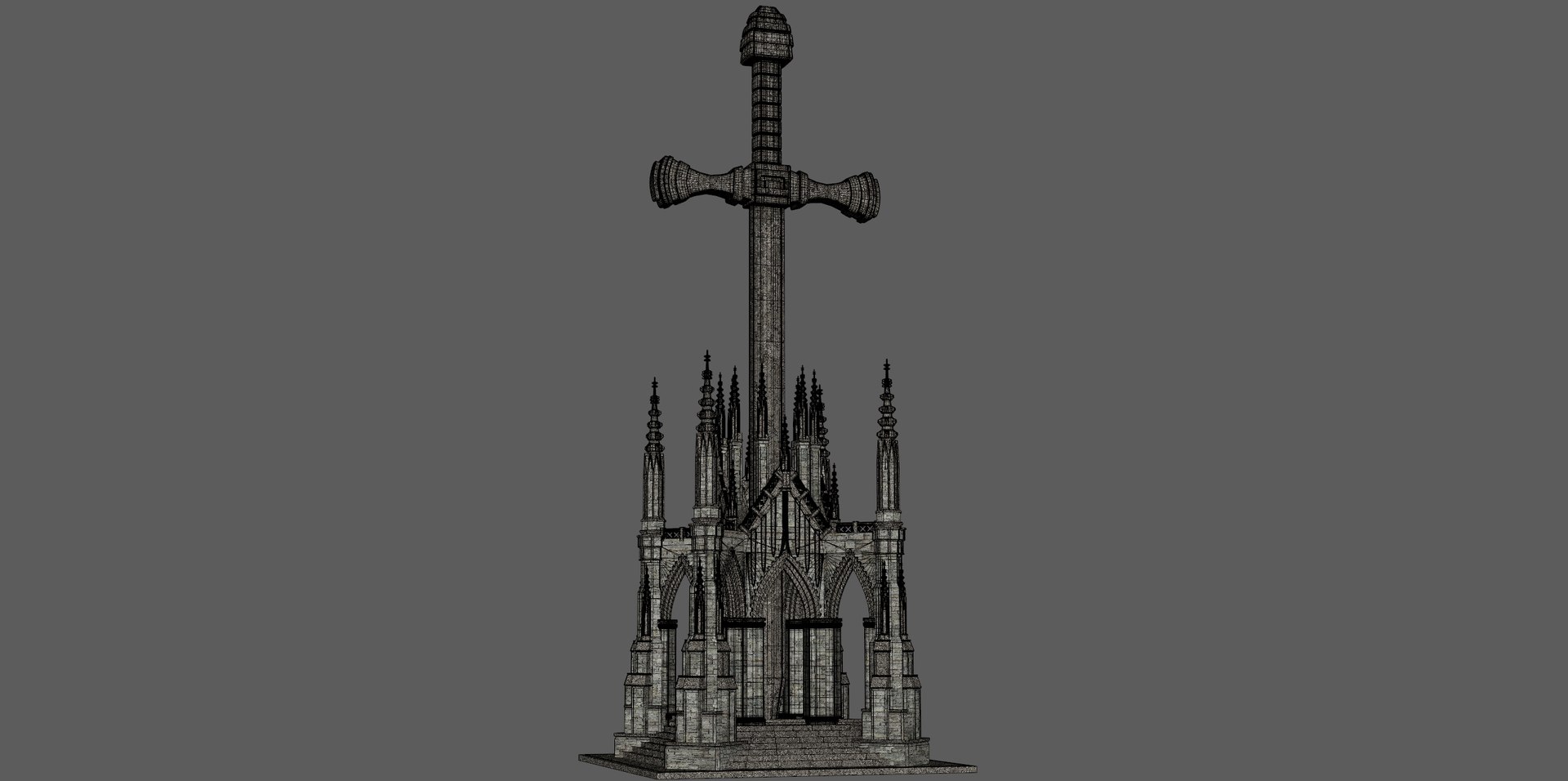 3D Sword Ancient Temple - TurboSquid 2214864