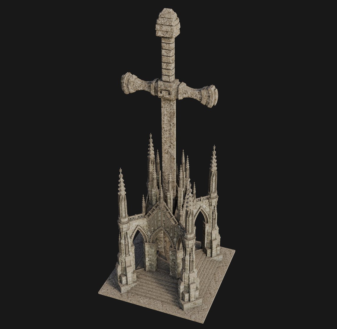 3D Sword Ancient Temple - TurboSquid 2214864