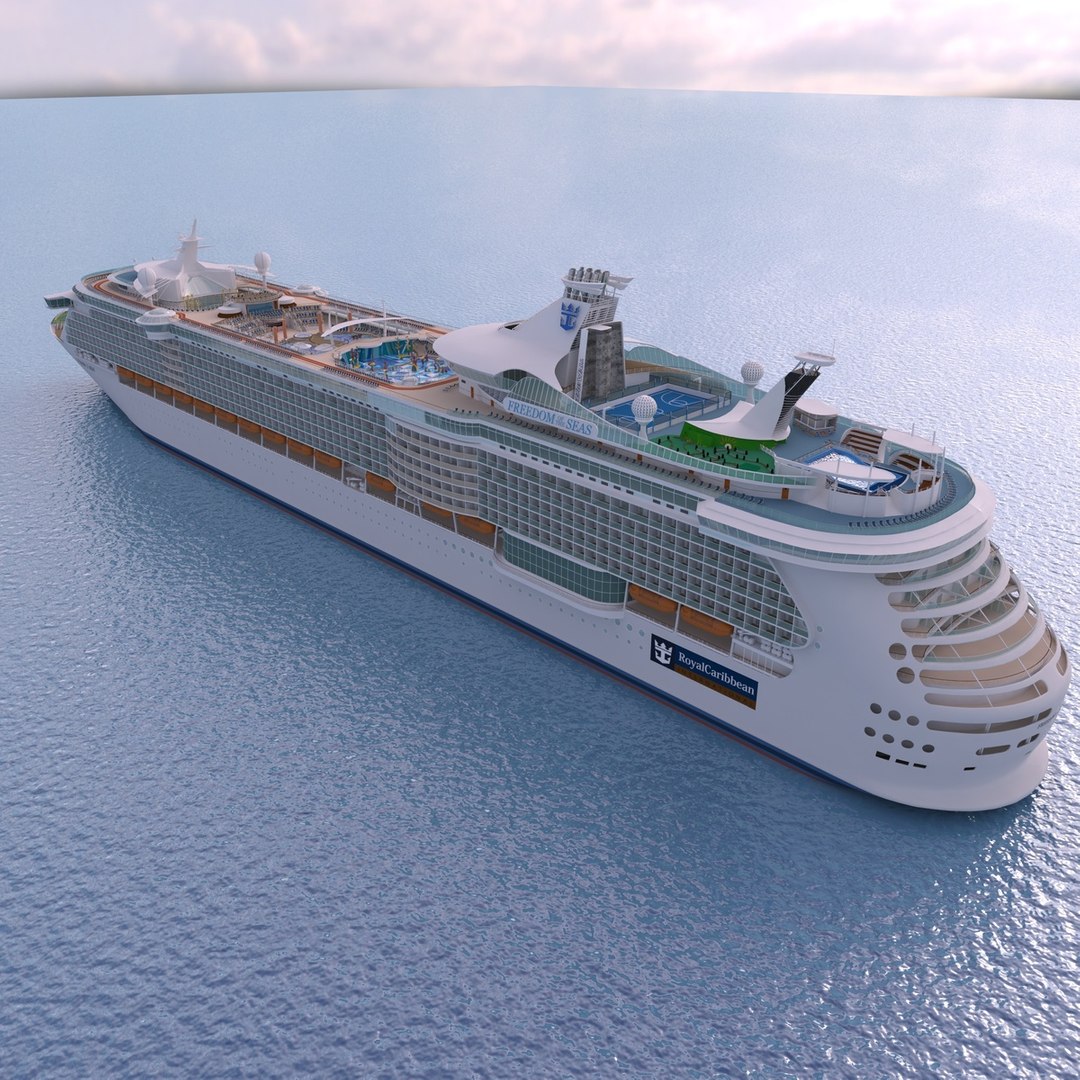 3d Ship Freedom Seas Model