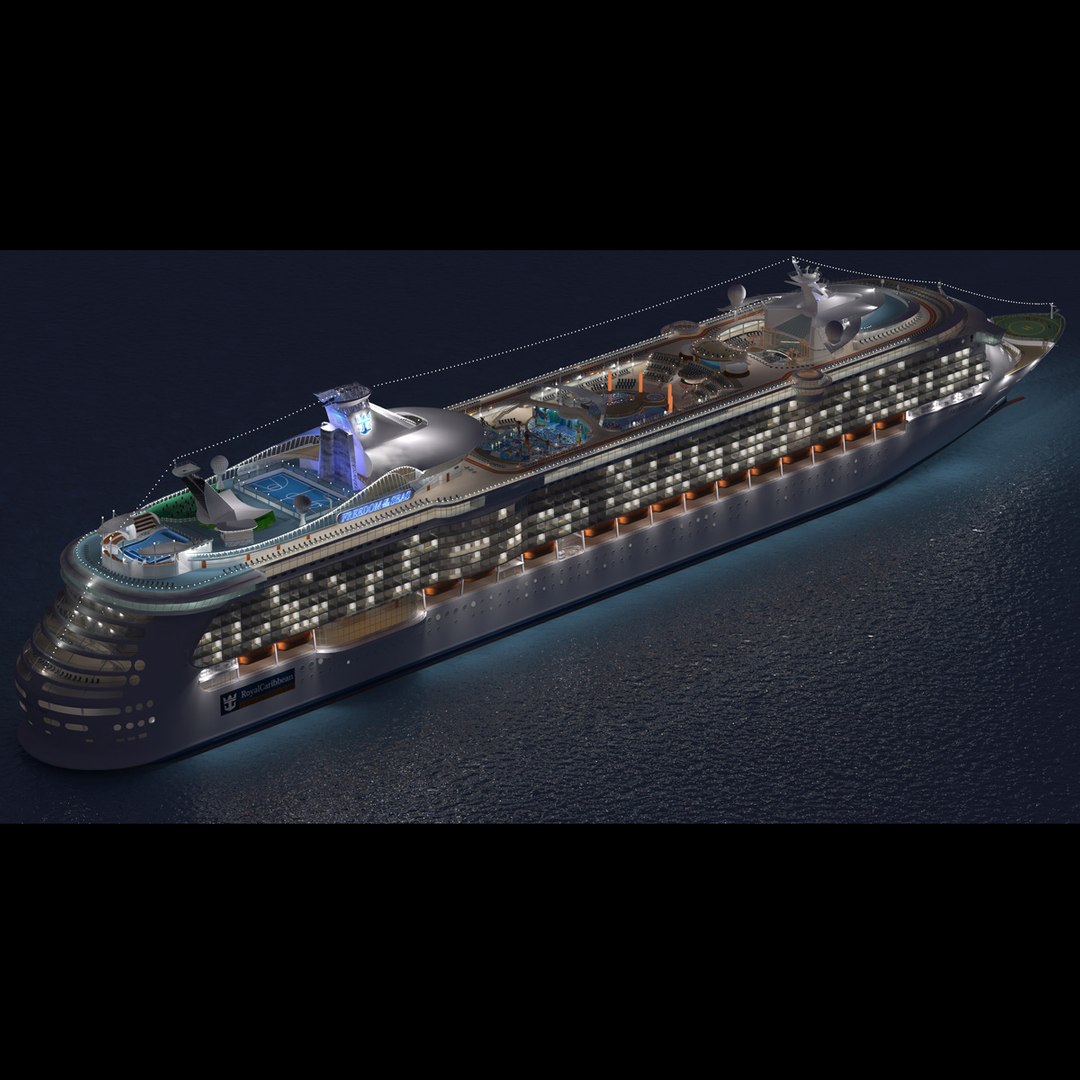 3d Ship Freedom Seas Model
