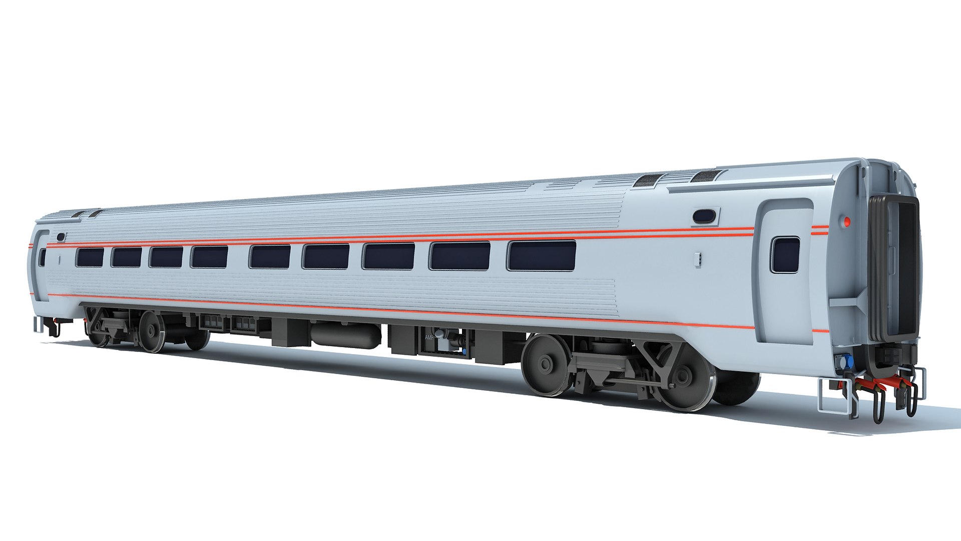 Passenger car train 3D model - TurboSquid 1681371