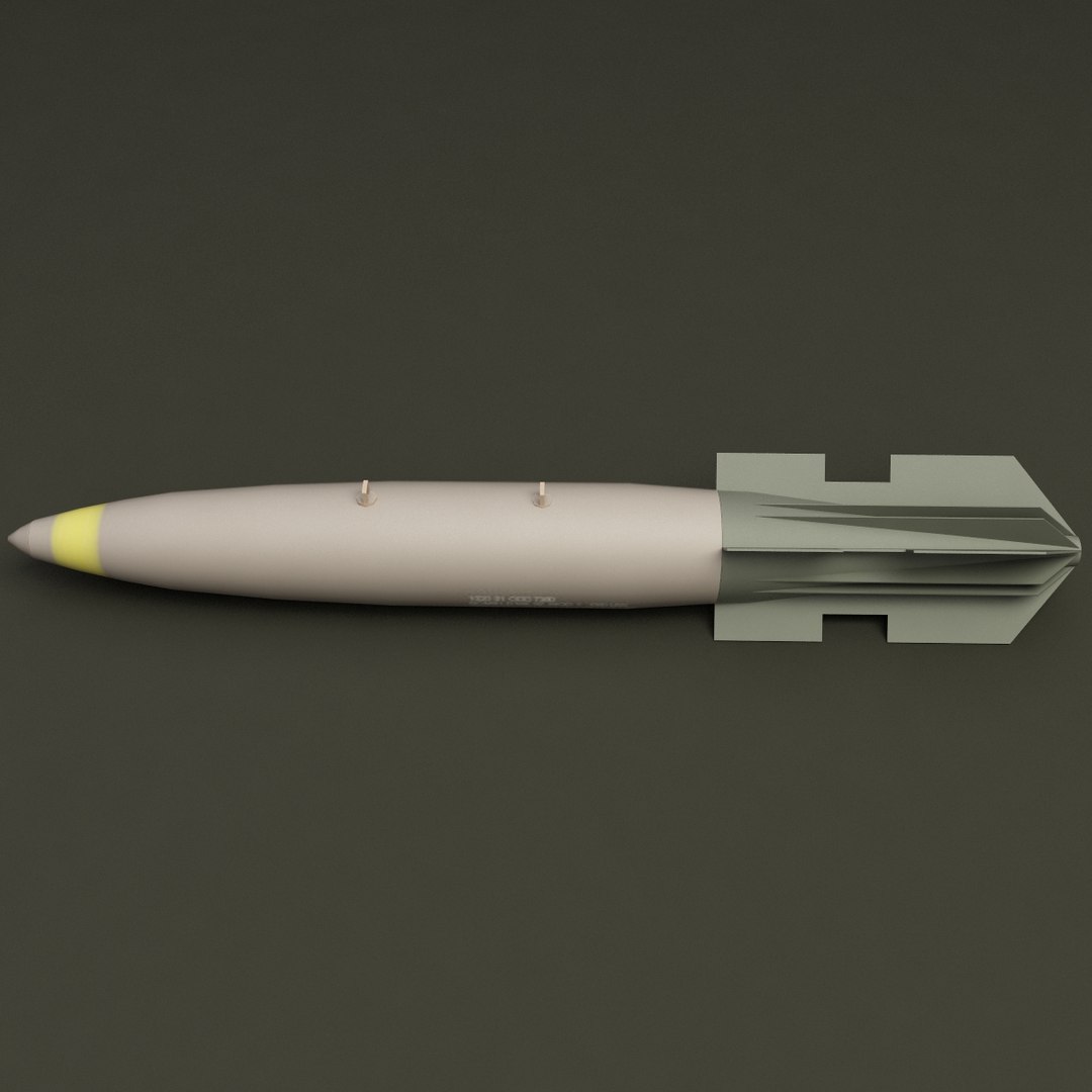 Aircraft Bomb Mk-82 Snakeye 3d C4d