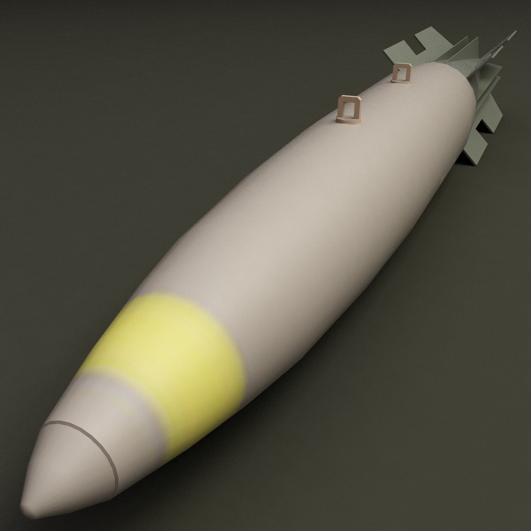 Aircraft Bomb Mk-82 Snakeye 3d C4d