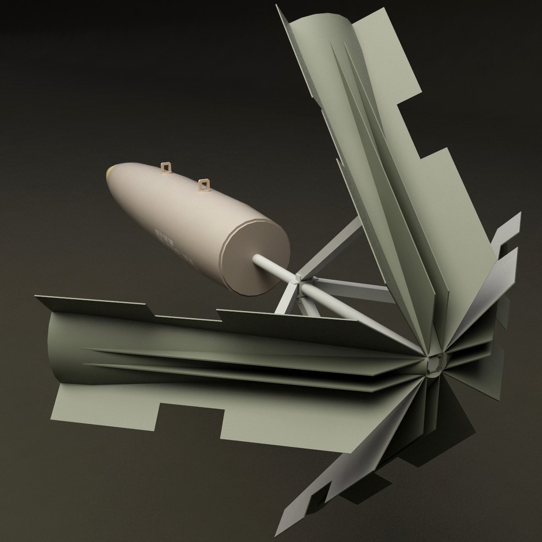 Aircraft Bomb Mk-82 Snakeye 3d C4d