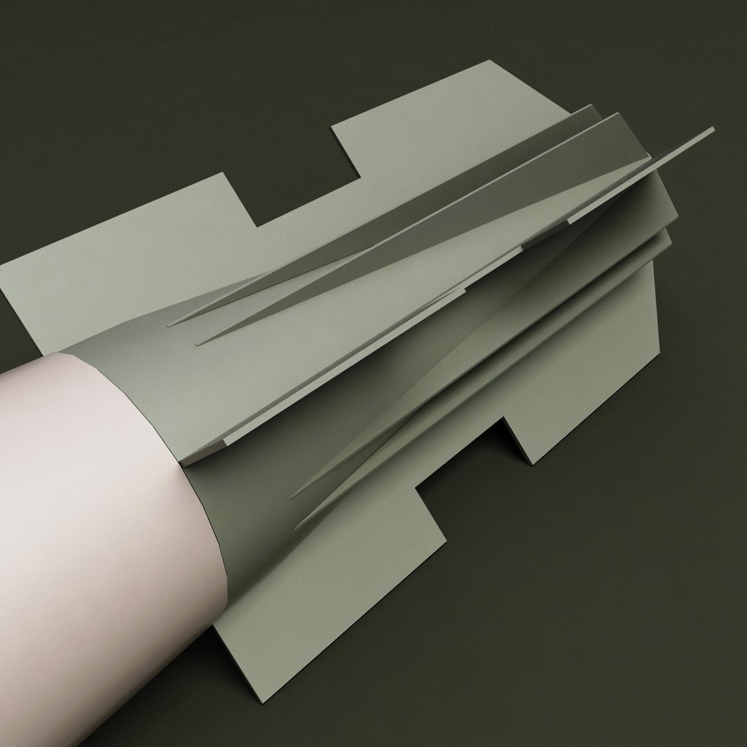 Aircraft Bomb Mk-82 Snakeye 3d C4d