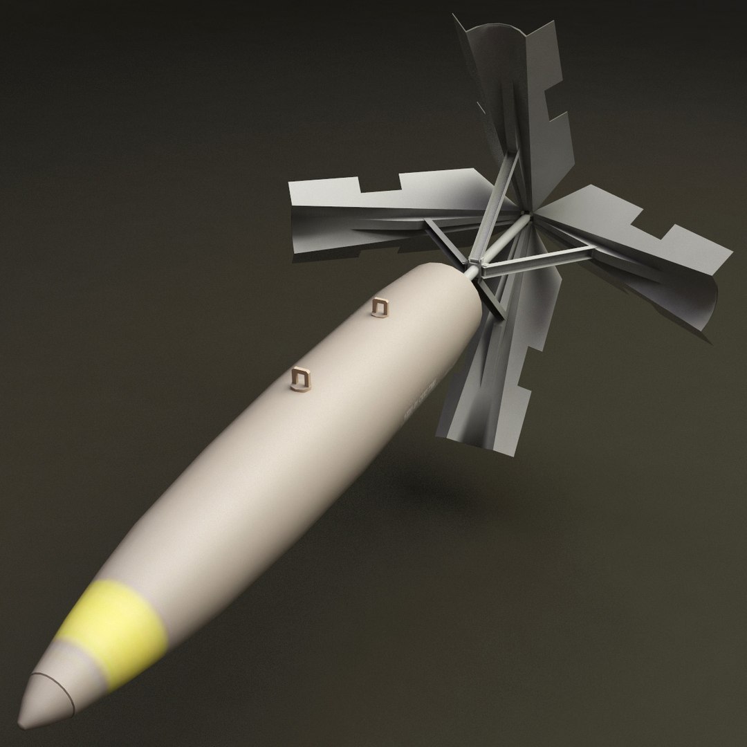 Aircraft Bomb Mk-82 Snakeye 3d C4d