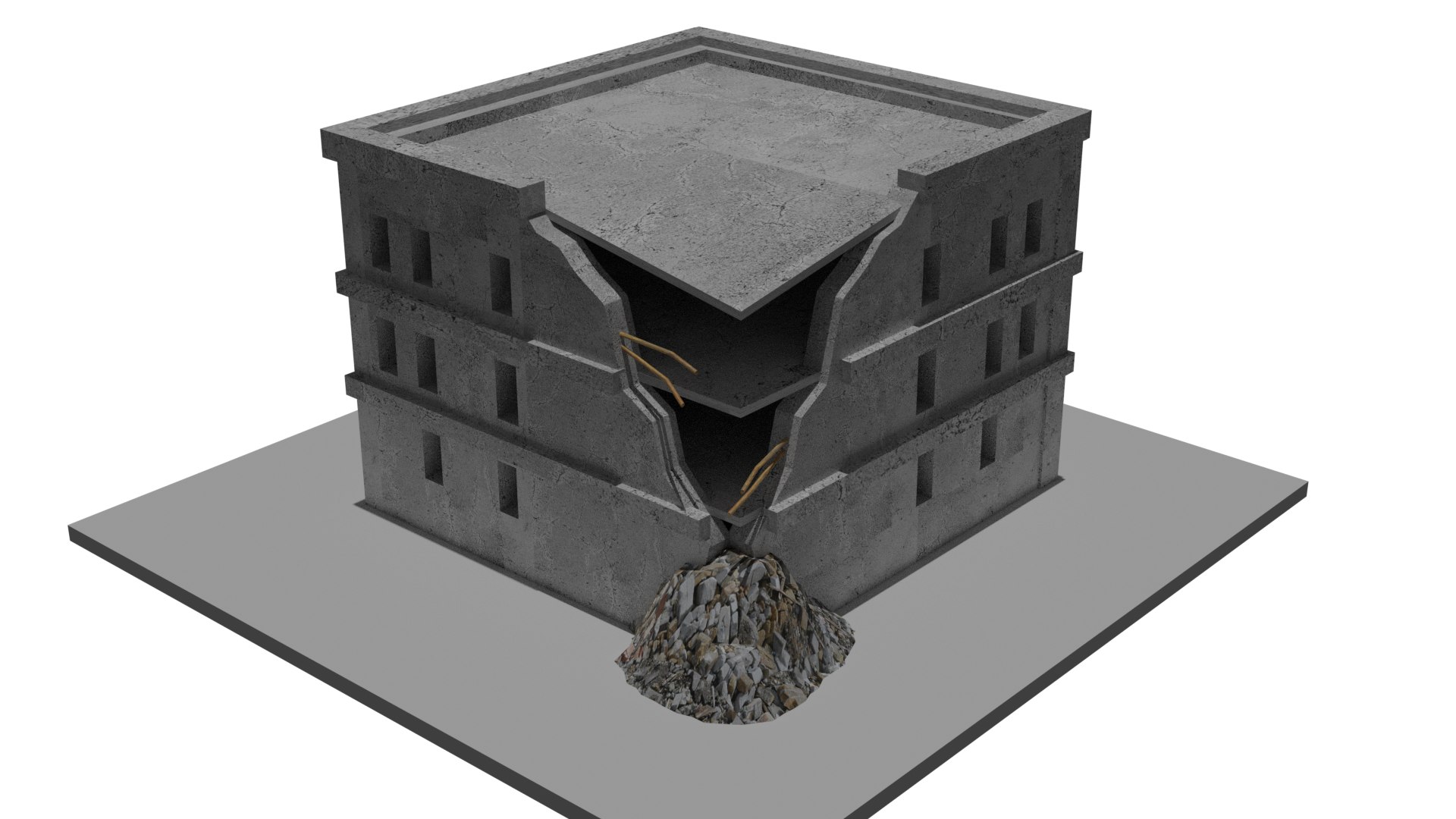 3D Building Minimal Model - TurboSquid 1651889