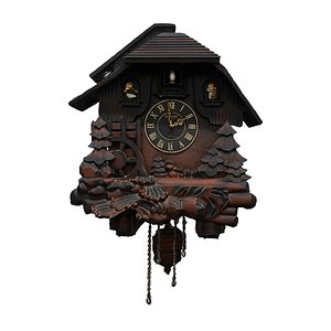 Cuckoo Clock Blender Models for Download | TurboSquid