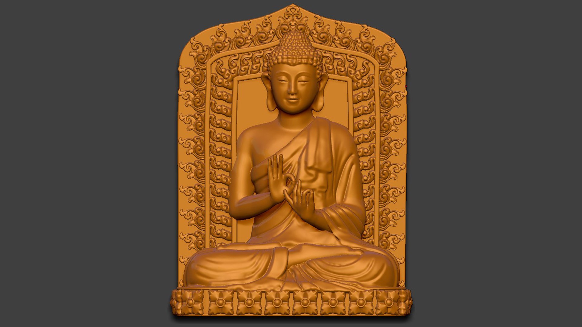 Asian Buddha Sit Action 3D Model - TurboSquid 2311379