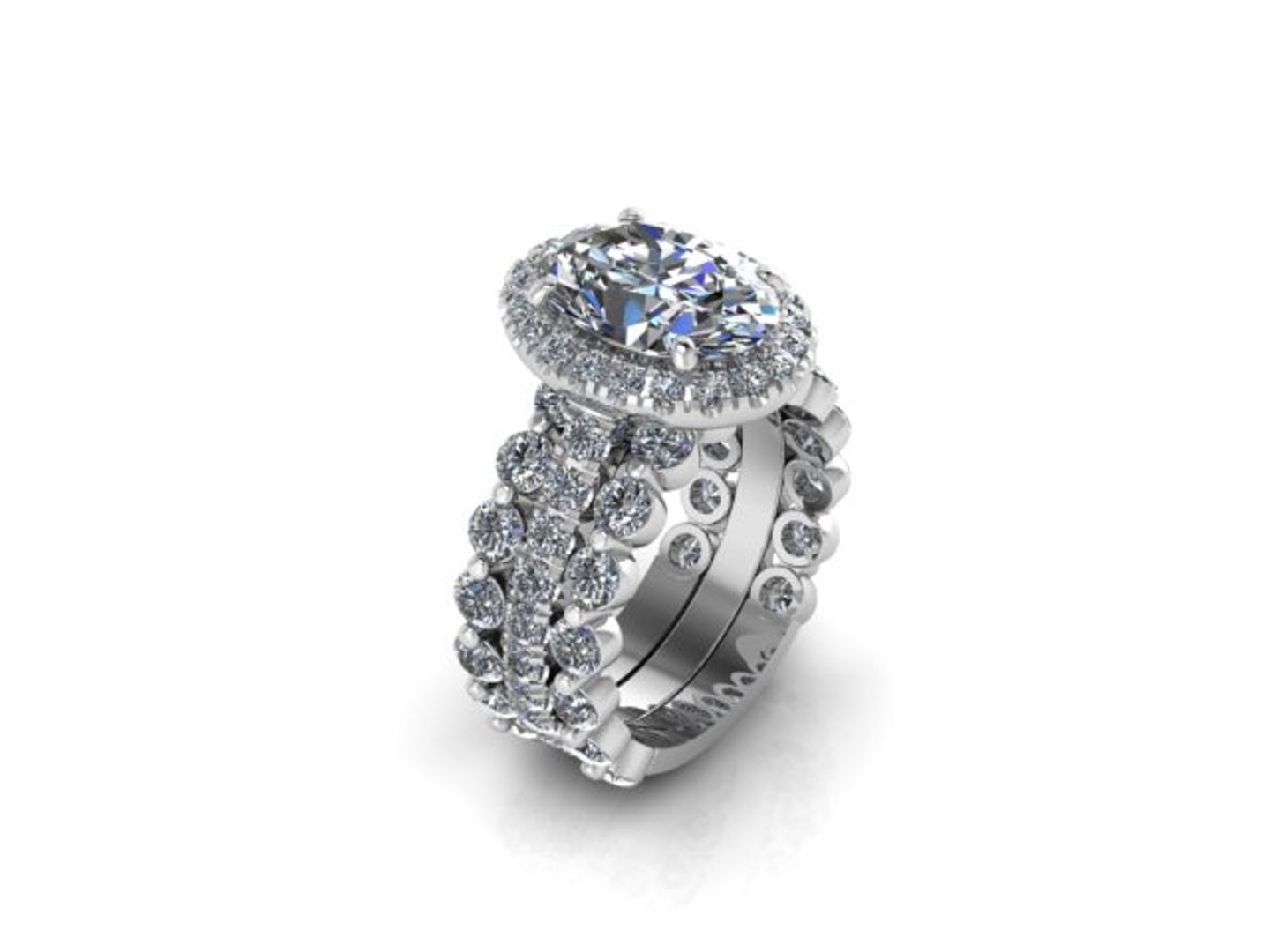 3D model engagement ring matching - TurboSquid 1327640