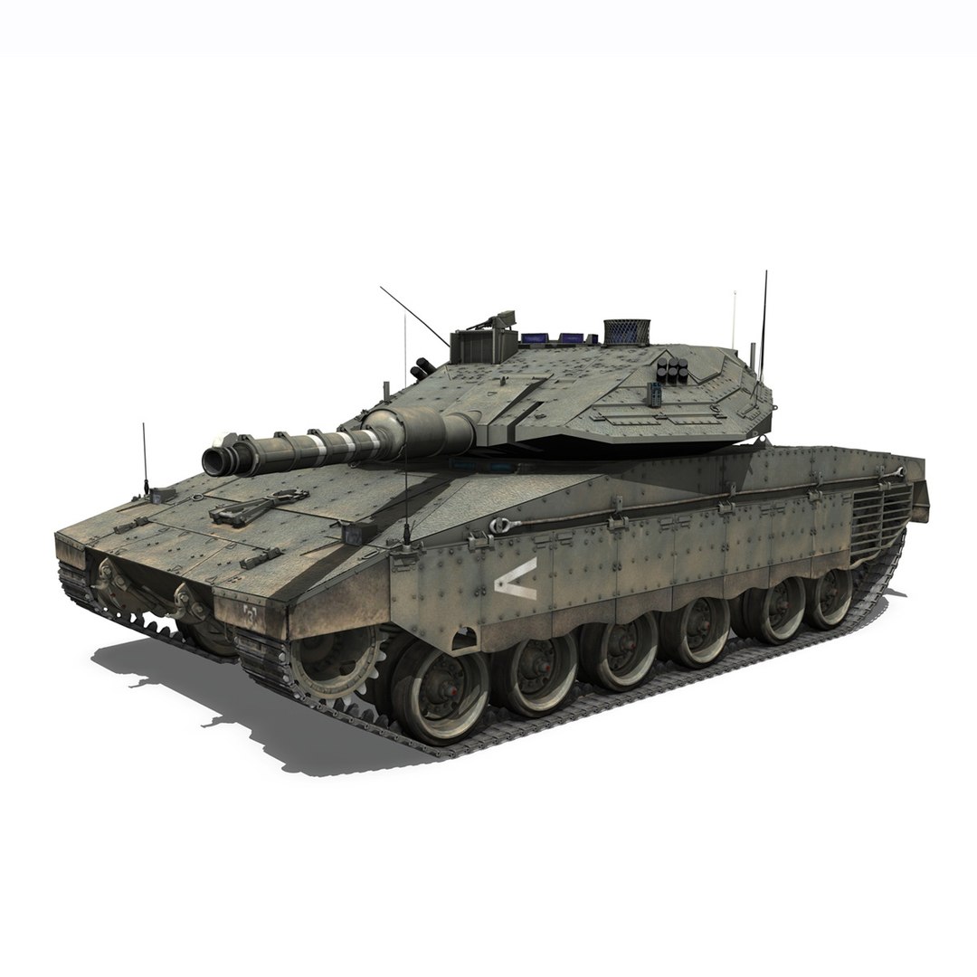 merkava iv - battle tank 3d c4d