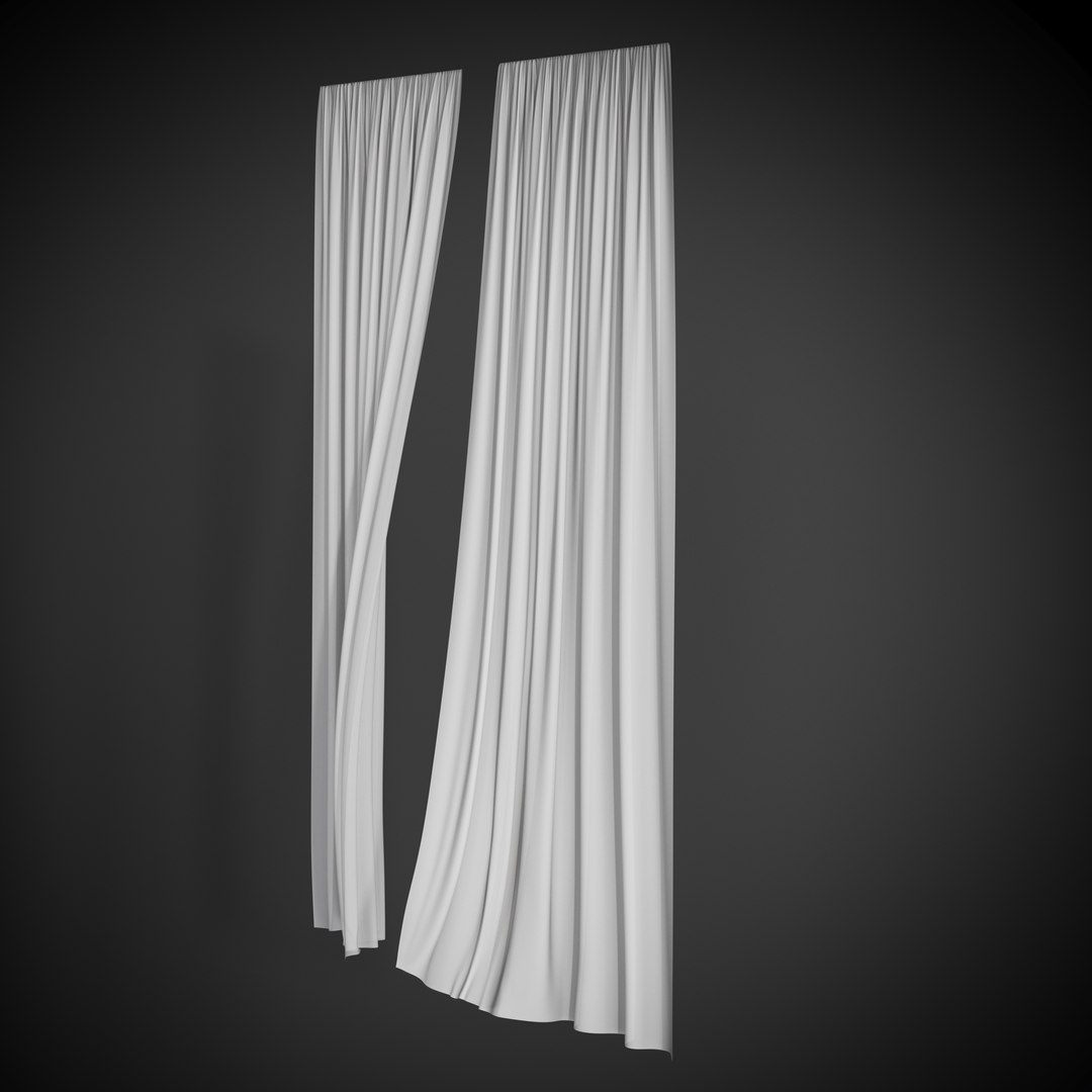 Wind Curtain 3D Model - TurboSquid 1980146
