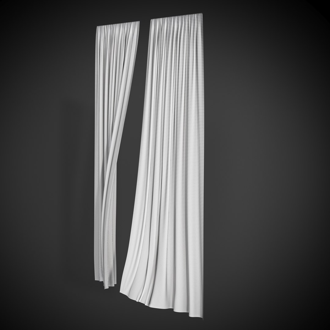 Wind Curtain 3D Model - TurboSquid 1980146
