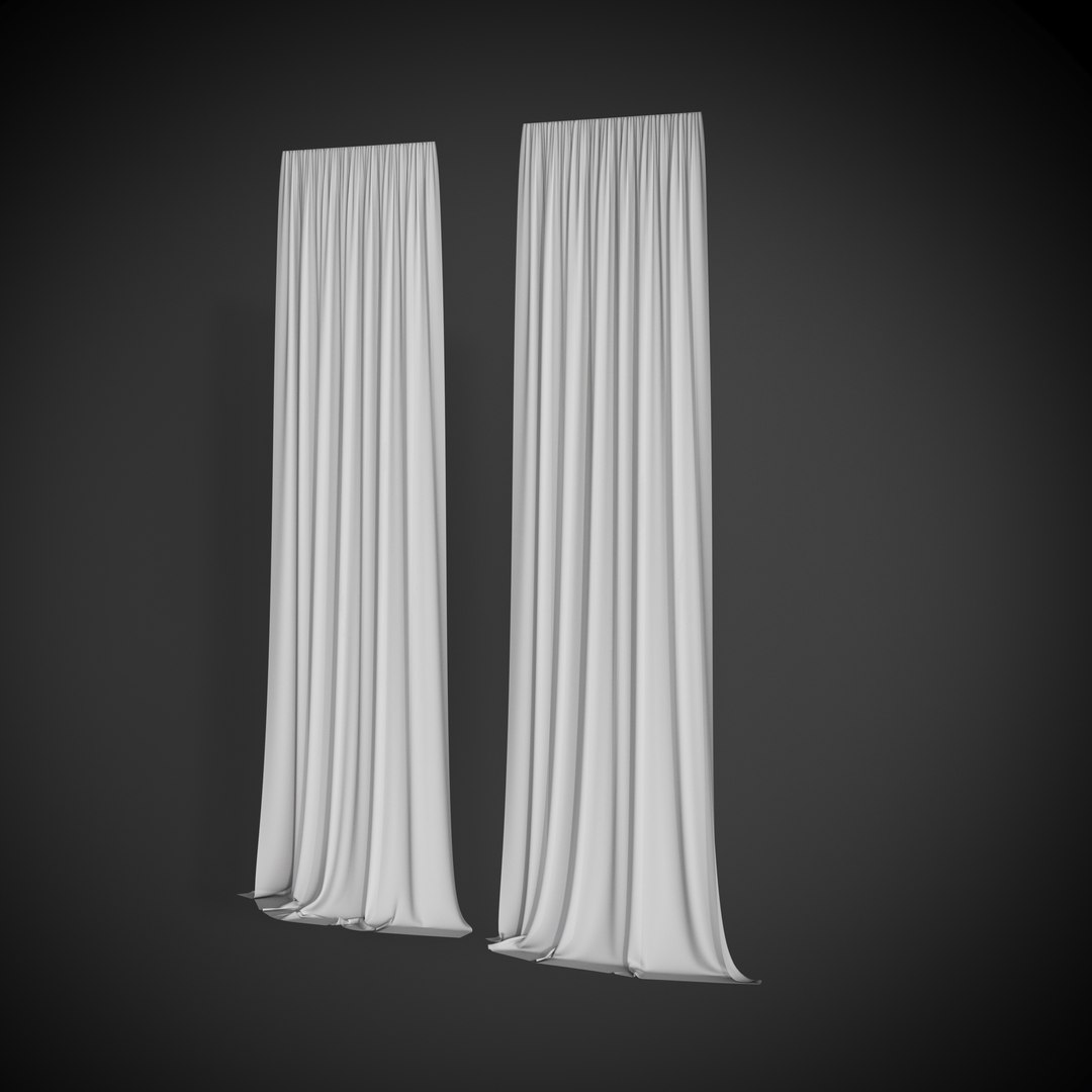 Wind Curtain 3D Model - TurboSquid 1980146