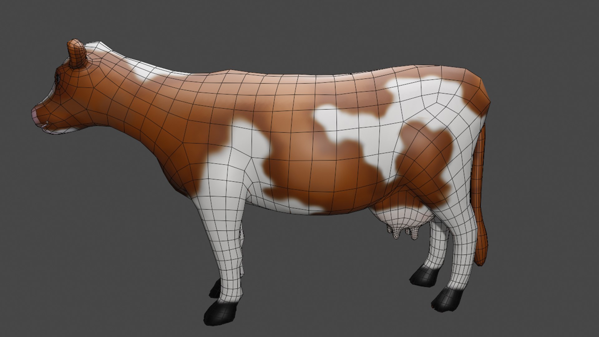Cow 3D Model - TurboSquid 2227411