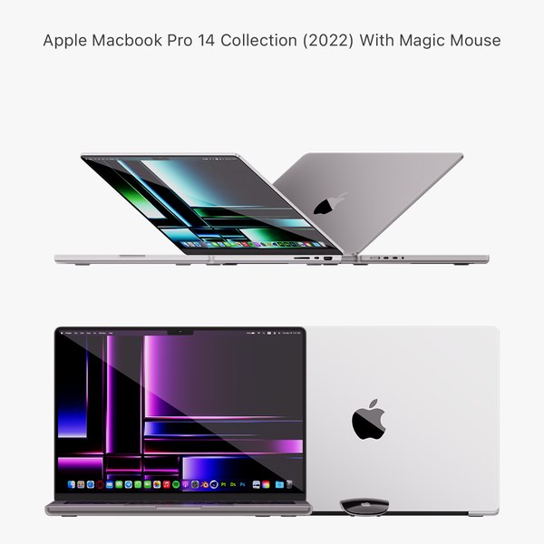 Apple MacBook Pro 14 Collection 2022 With Magic Mouse3Dモデル - TurboSquid ...