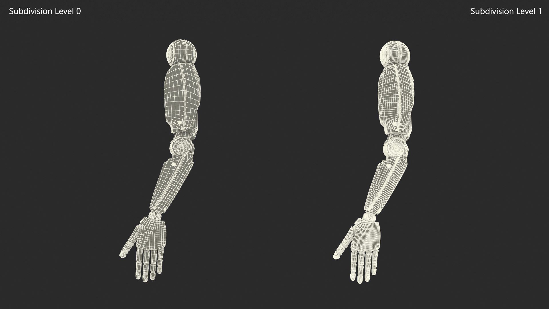 Futuristic Humanoid Robot Arm 3D Model - TurboSquid 2095345