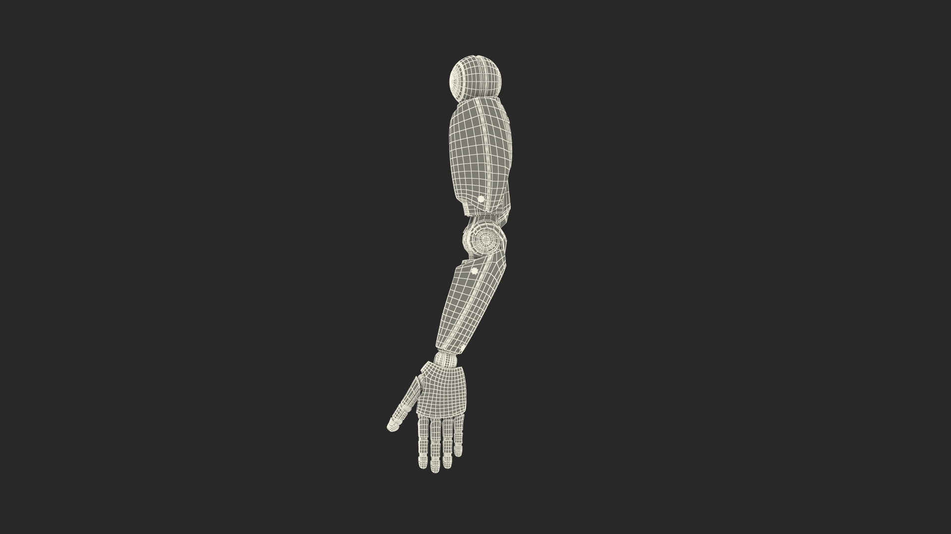Futuristic Humanoid Robot Arm 3D Model - TurboSquid 2095345