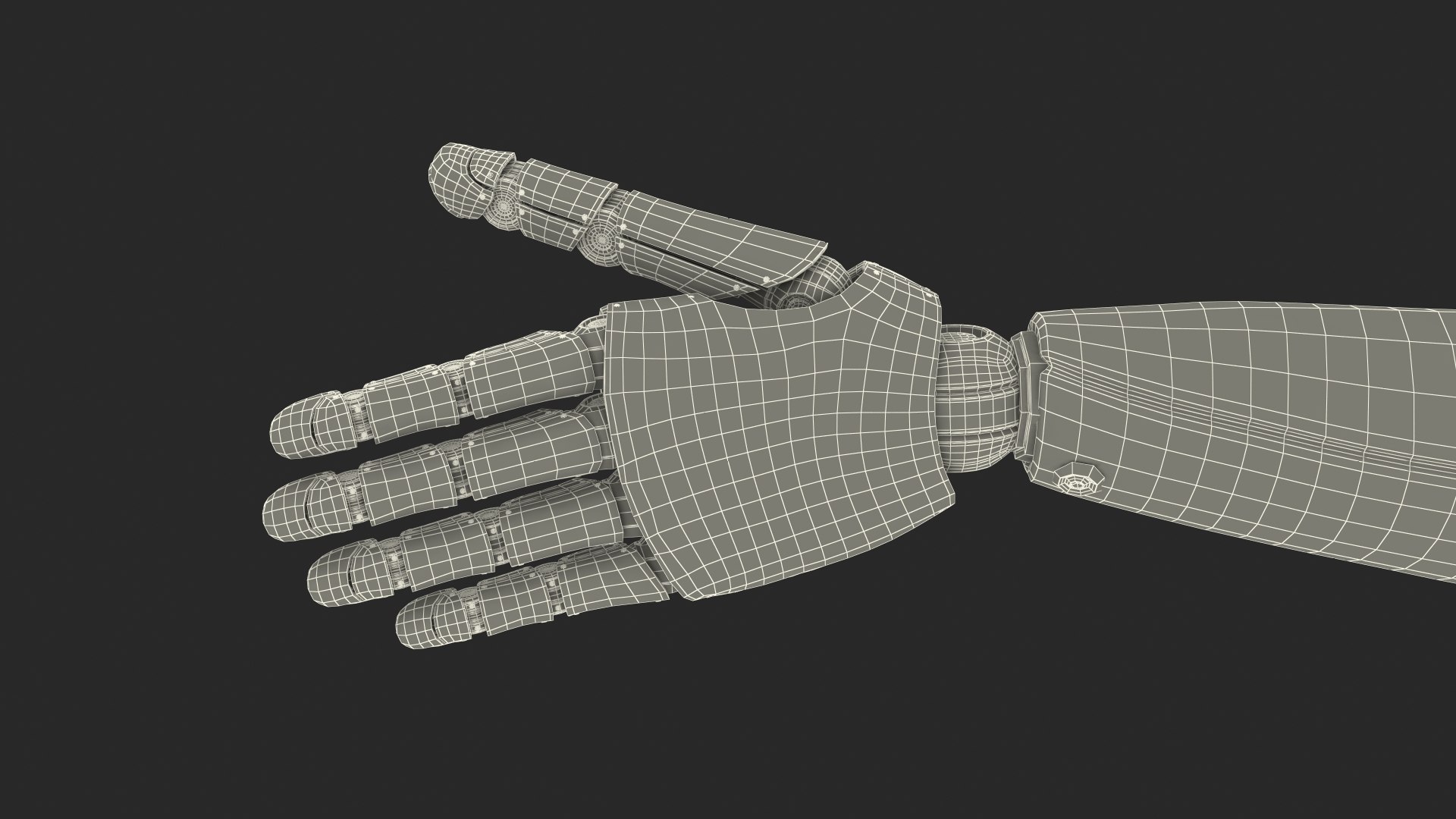 Futuristic Humanoid Robot Arm 3D model - TurboSquid 2095345