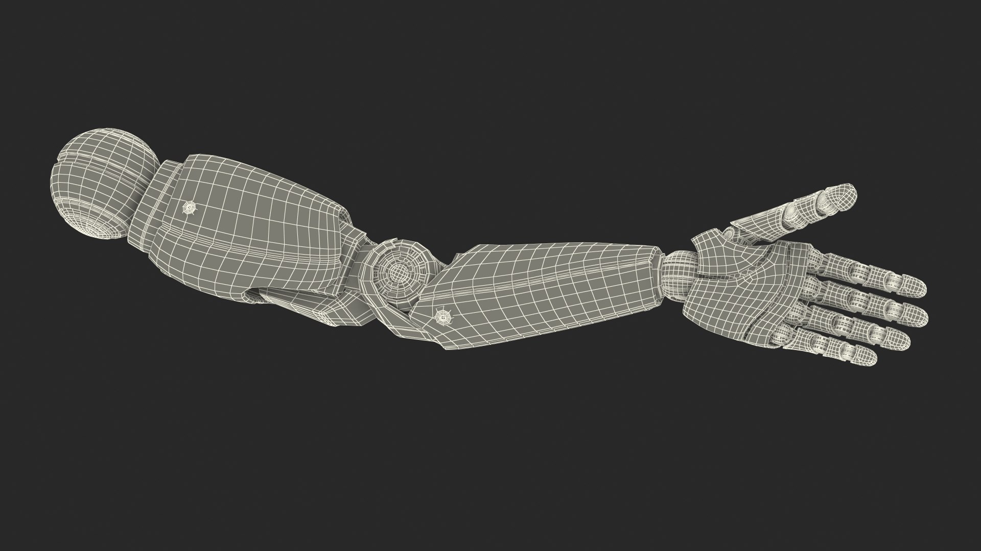 Futuristic Humanoid Robot Arm 3D model - TurboSquid 2095345