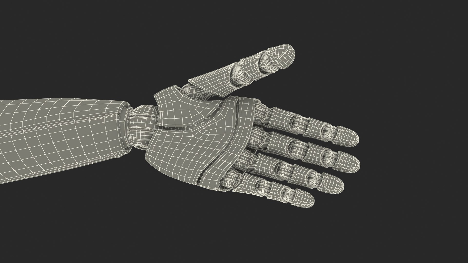 Futuristic Humanoid Robot Arm 3D model - TurboSquid 2095345