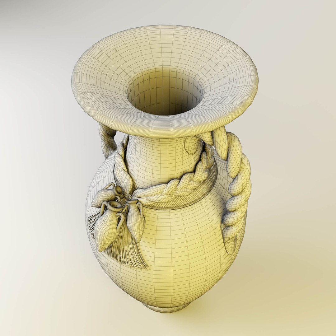 3ds Realistic Decorative Vase