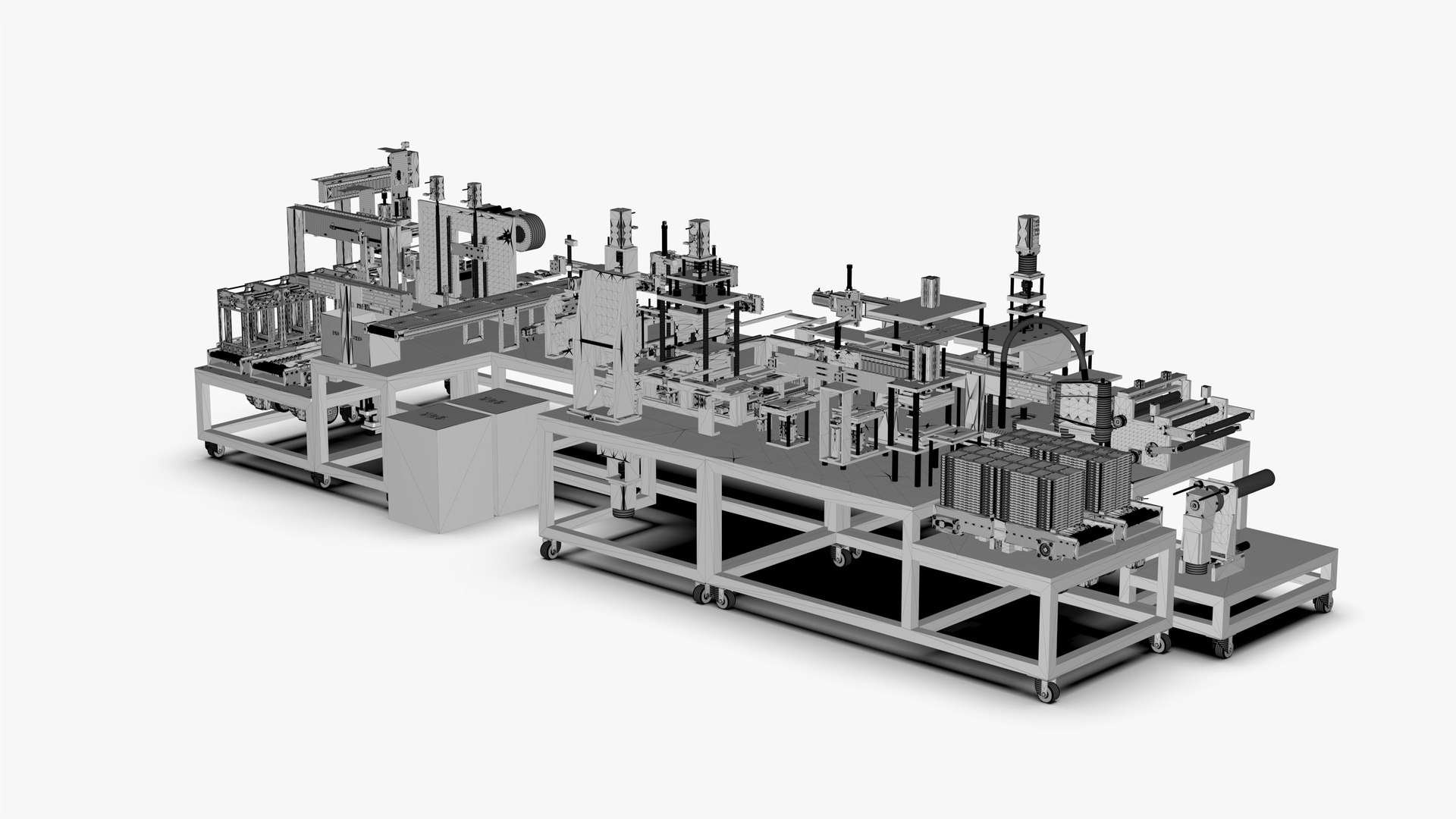 3D Automatic Lithium Battery Corner Sealing Machine - TurboSquid 2207417