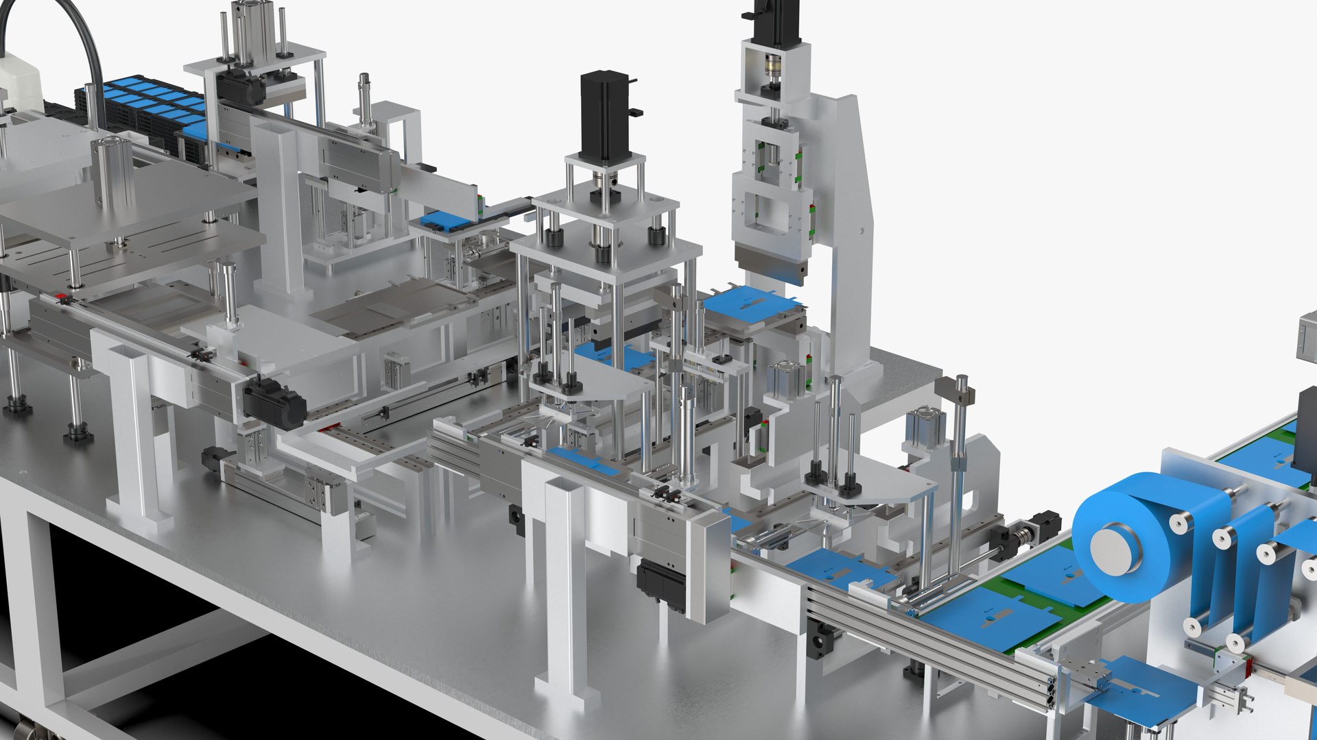 3D Automatic Lithium Battery Corner Sealing Machine - TurboSquid 2207417
