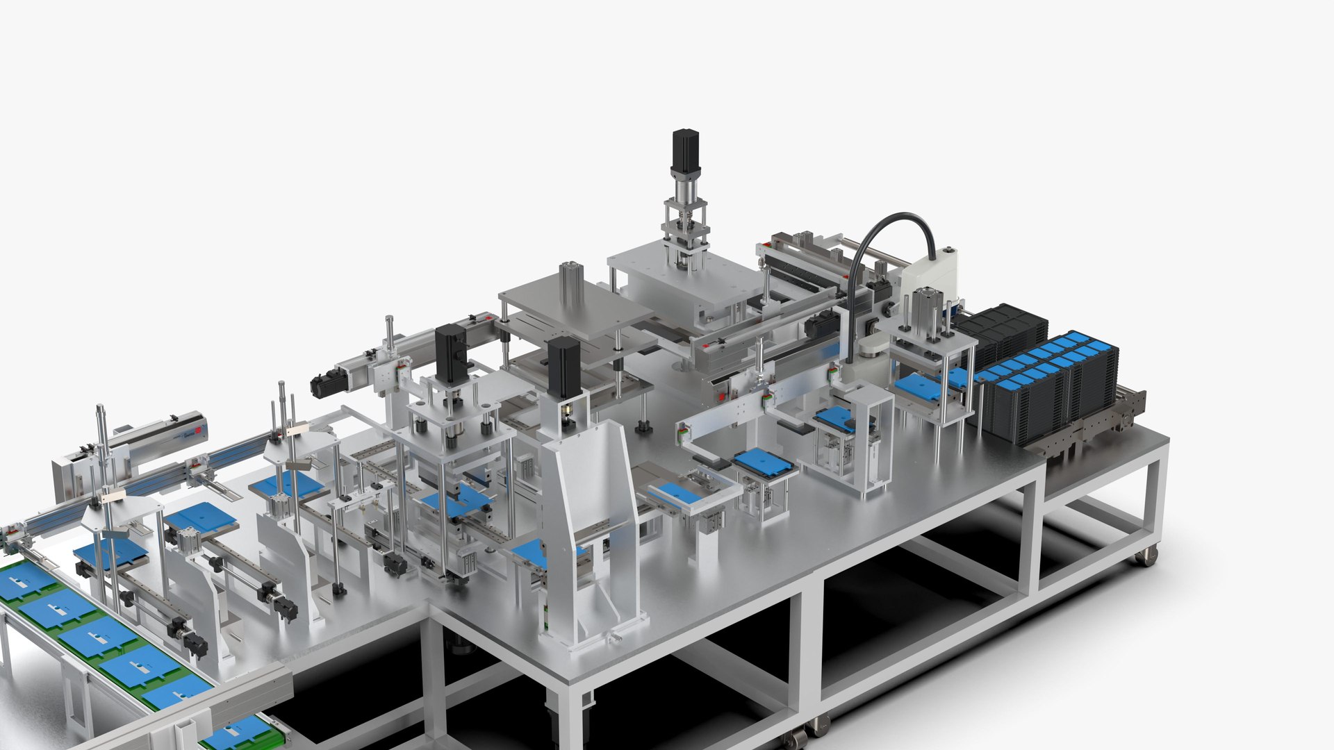 3D Automatic Lithium Battery Corner Sealing Machine - TurboSquid 2207417