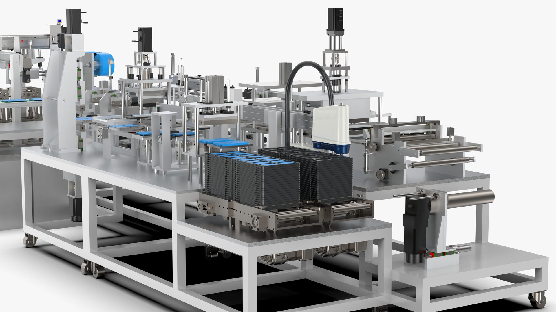 3D Automatic Lithium Battery Corner Sealing Machine - TurboSquid 2207417