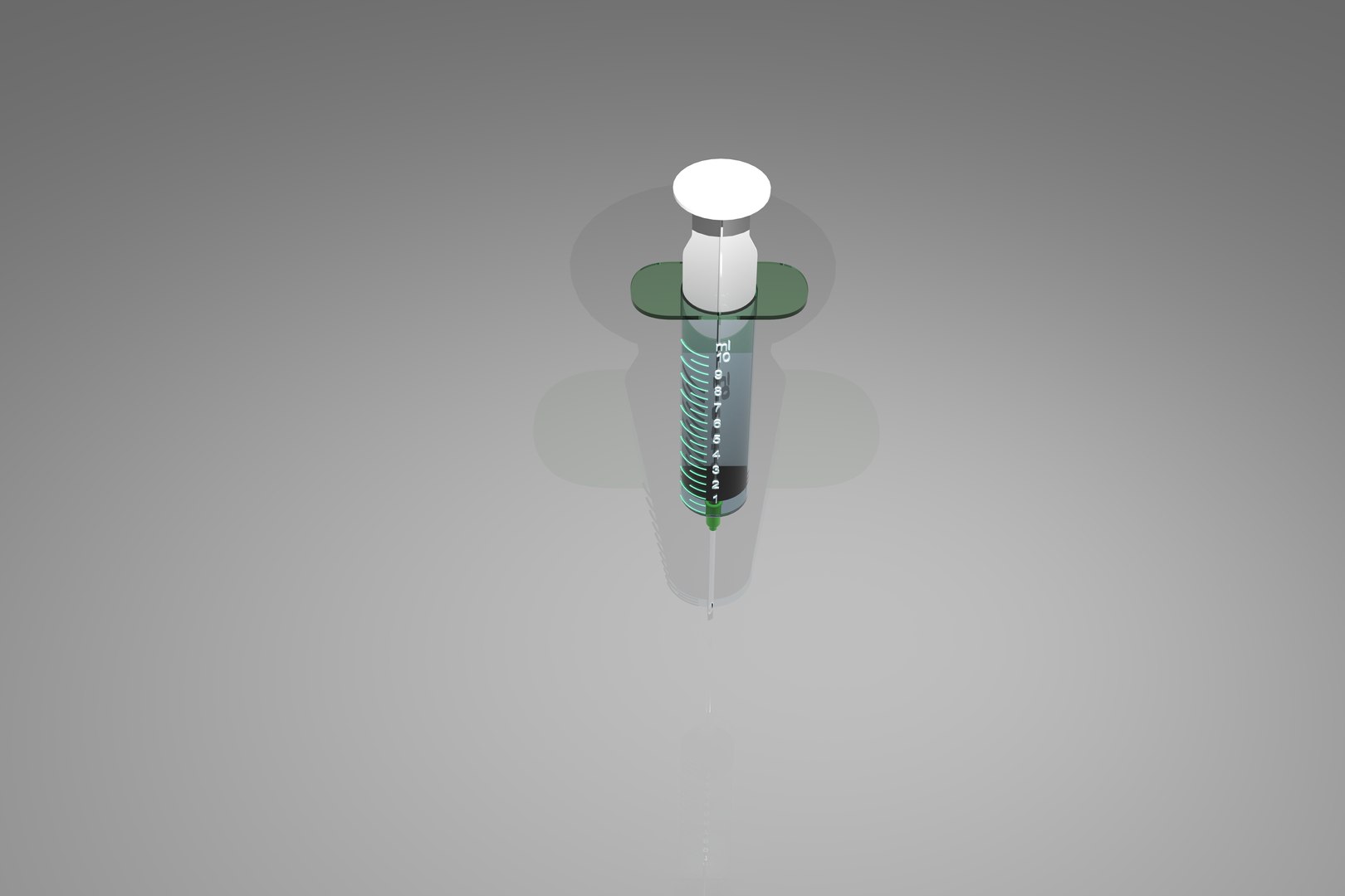 Medical Syringe With Needle 3D Model - TurboSquid 2035636