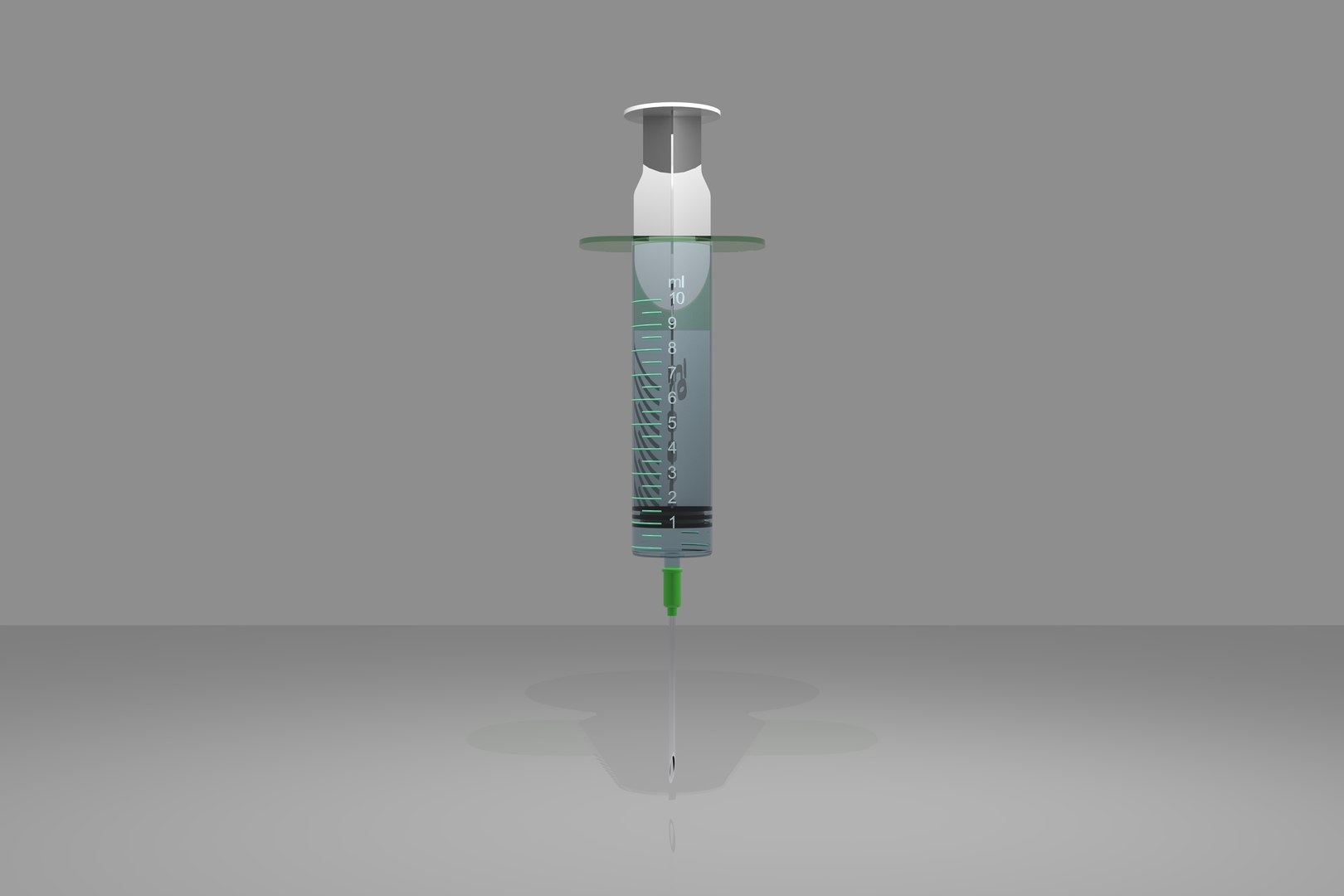 Medical Syringe With Needle 3D Model - TurboSquid 2035636