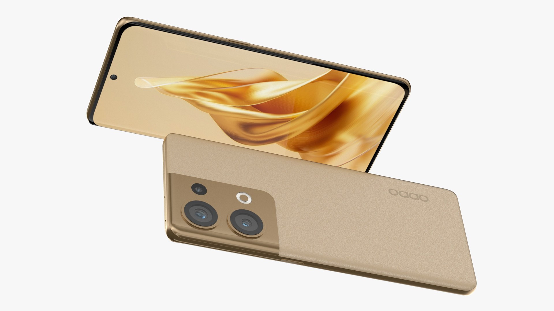 OPPO Reno 9 Pro Plus Gold 3D - TurboSquid 2001852