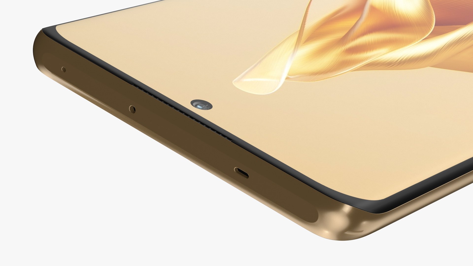 OPPO Reno 9 Pro Plus Gold 3D - TurboSquid 2001852